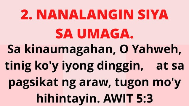 Cultivating a relationship with God. | PPTX
