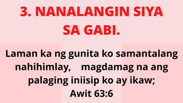 Cultivating a relationship with God. | PPTX