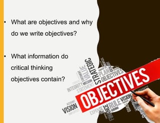Cultivating Critical Thinking in Classroom | PPTX