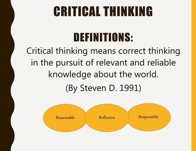 Cultivating Critical Thinking in Classroom | PPTX