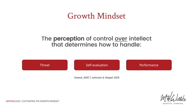 Cultivating the Growth Mindset in the Organisation | PPTX | Small and ...