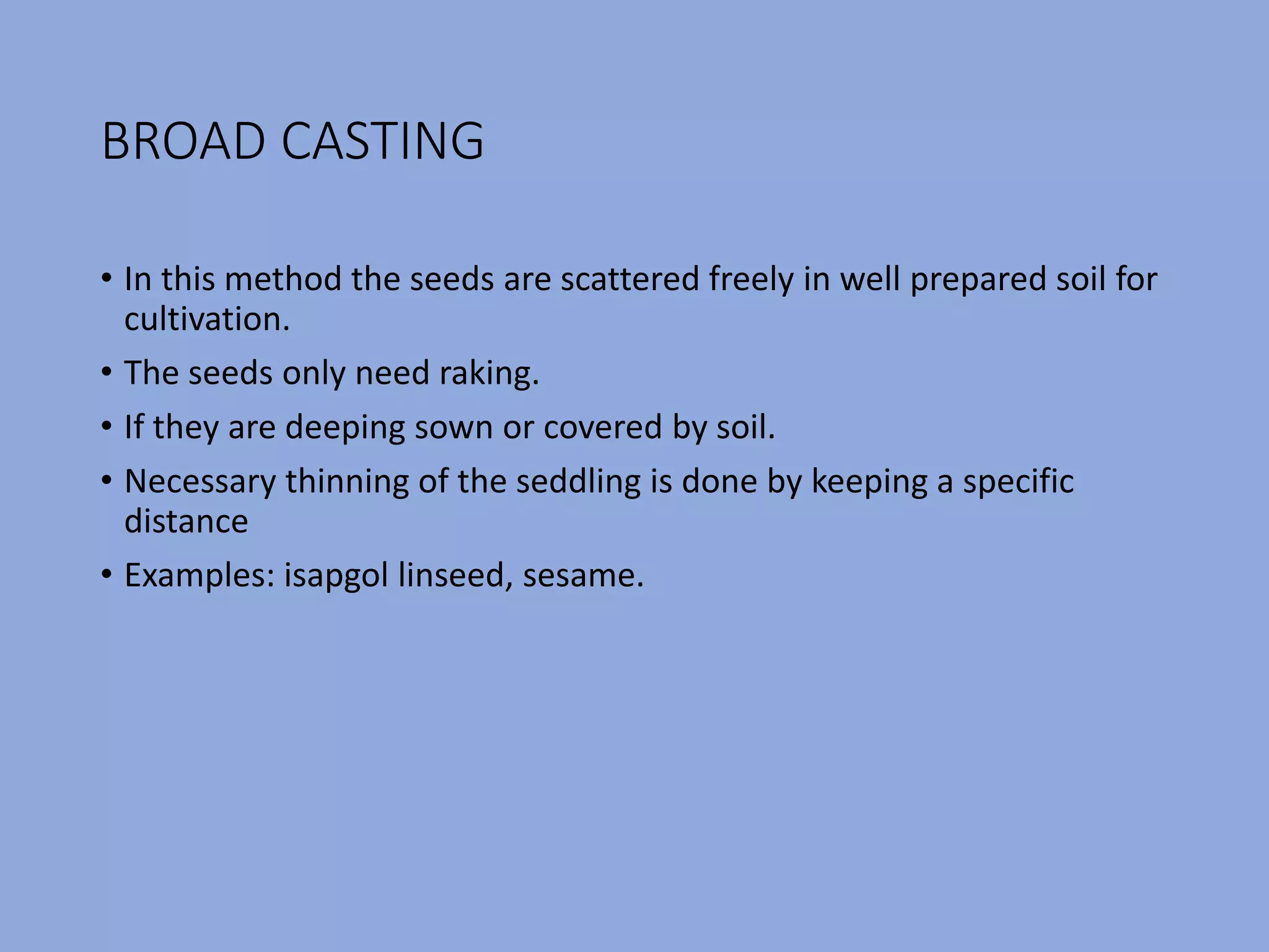 general method of cultivation of medicinal plants | PPTX