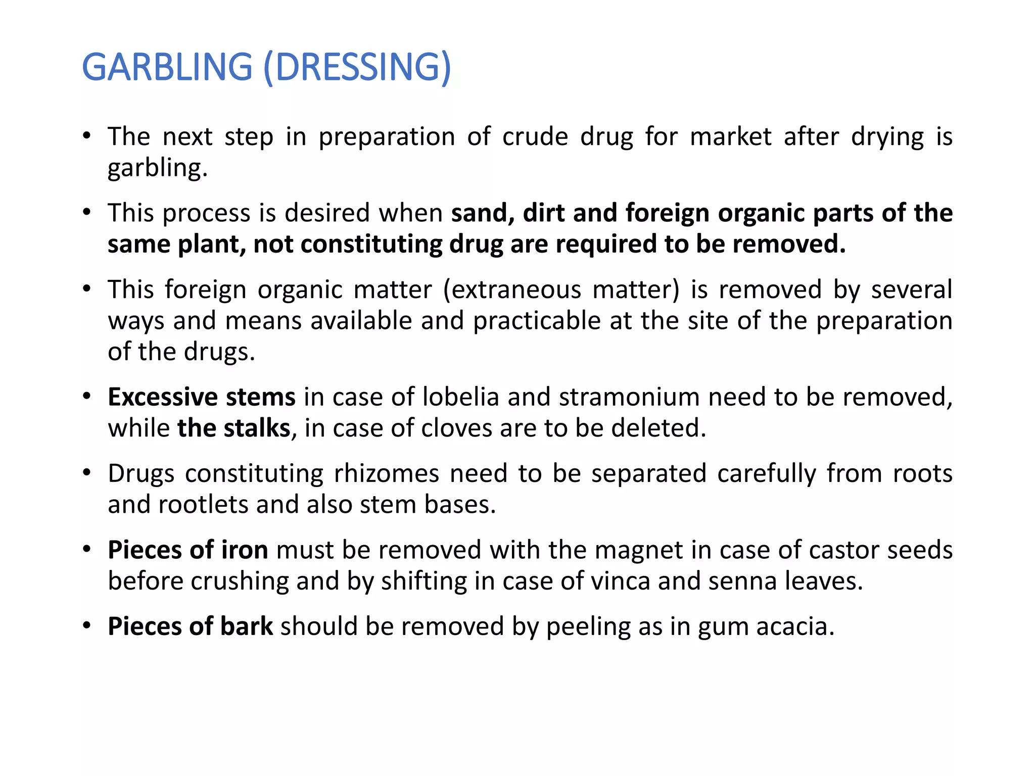Cultivation and collection of drugs of natural origin | PPTX