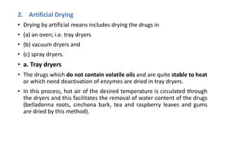 Cultivation and collection of drugs of natural origin | PPTX
