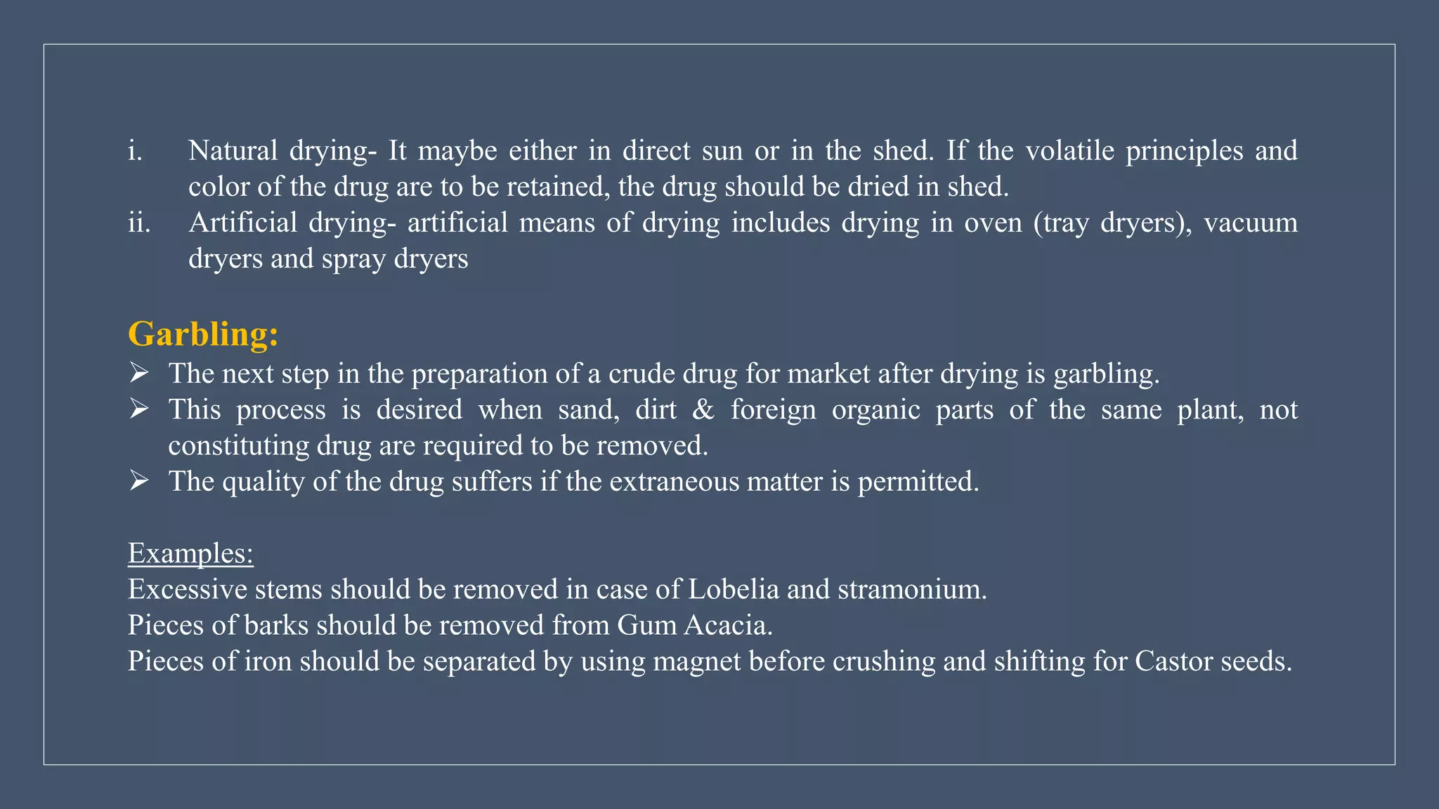 Cultivation and collection of drugs of natural origin | PDF