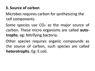 Cultivation and growth of bacteria | PPTX