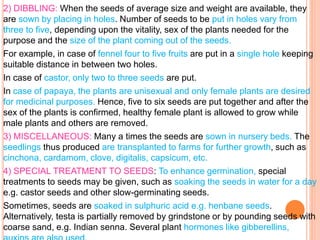 Cultivation, collection & storage.pptx | Agriculture | Industries