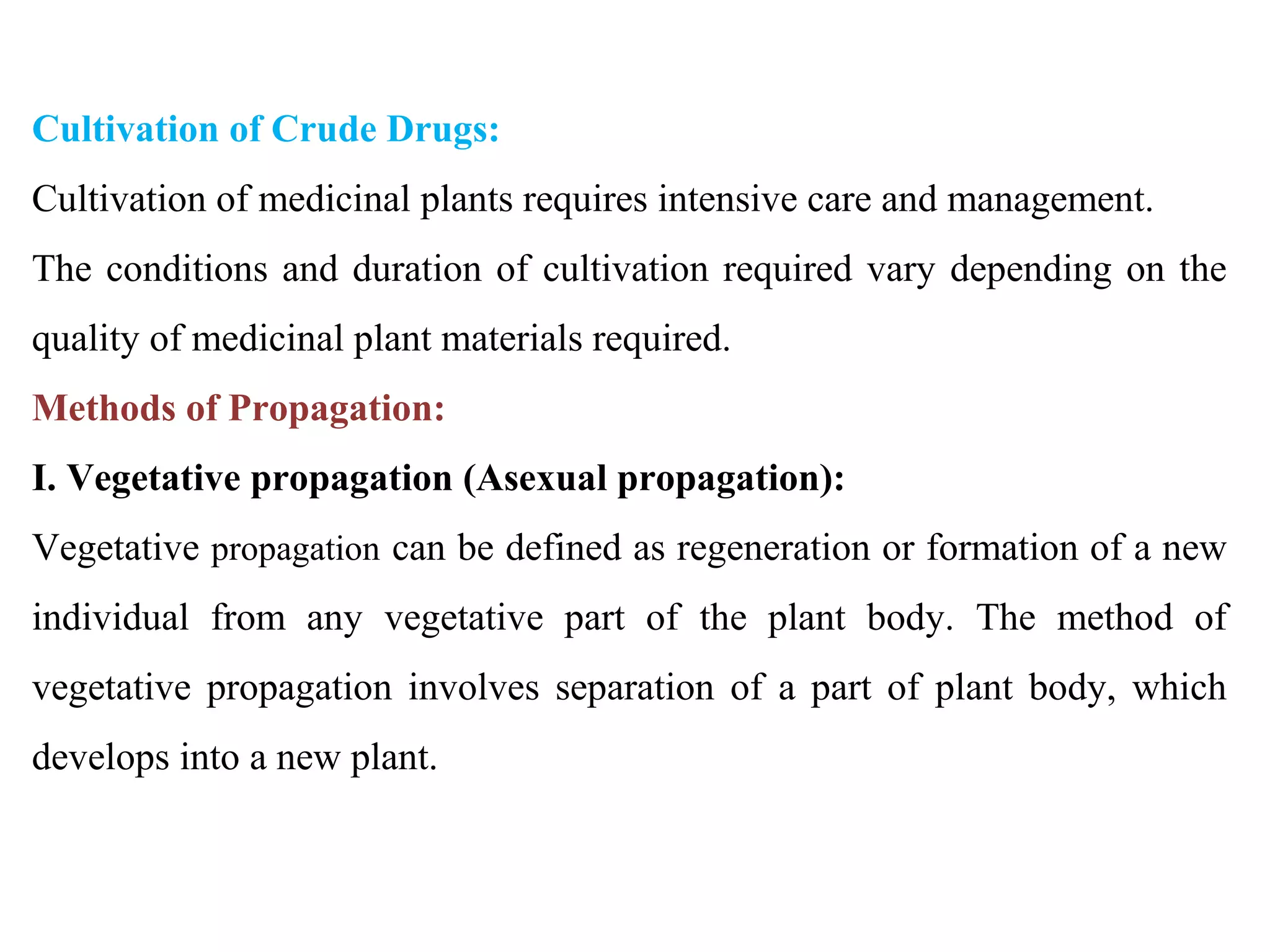 Cultivation, collection,storage of crude drugs | PPT