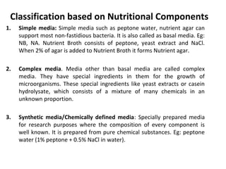 Cultivation, growth and nutrition of bacteria | PPT