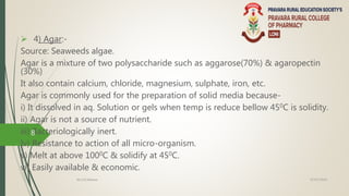 Cultivation & growth of bacteria | PPTX