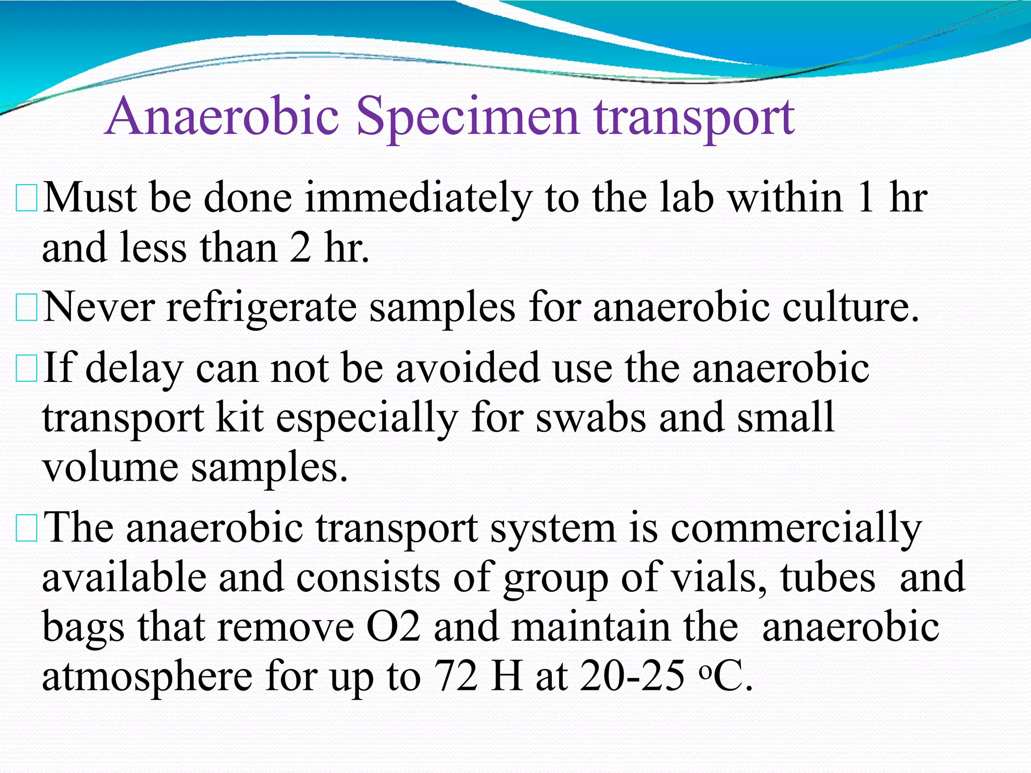 Cultivation of anaerobes | PPT