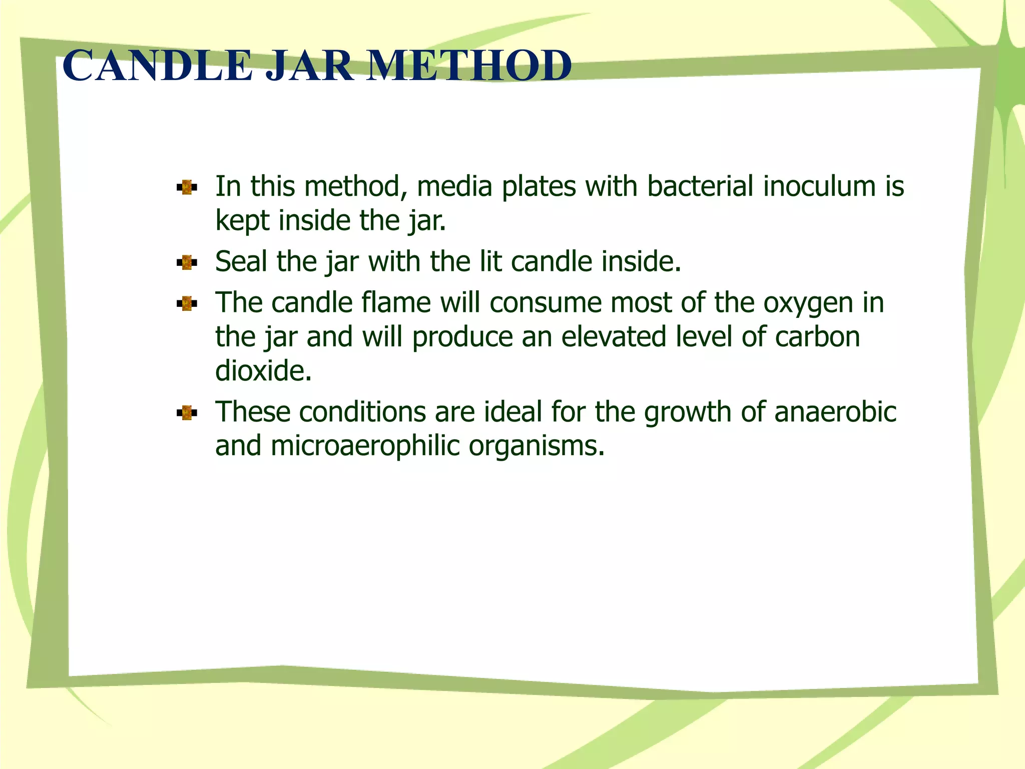 Cultivation of Anaerobic Bacteria | PPTX