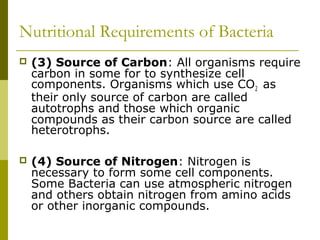 Cultivation of Bacteria | PPT