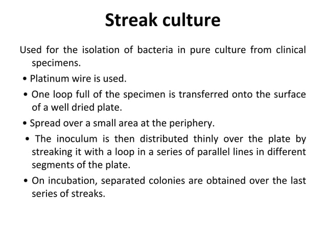 Cultivation of bacteria and culture methods | PPT | Biological Sciences ...
