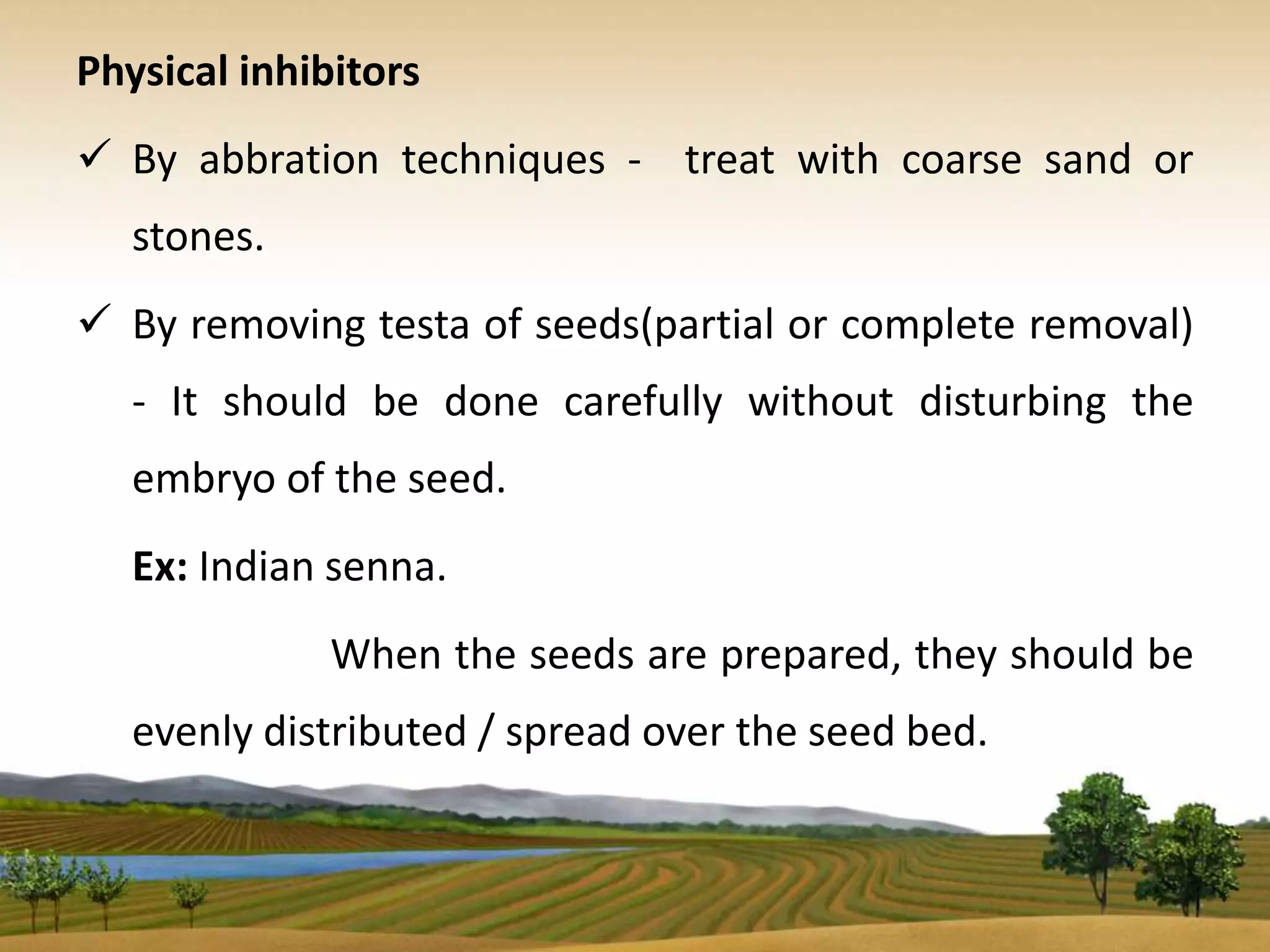 Cultivation Of Medicinal Plants By Seed Sexual Propagation Ppt