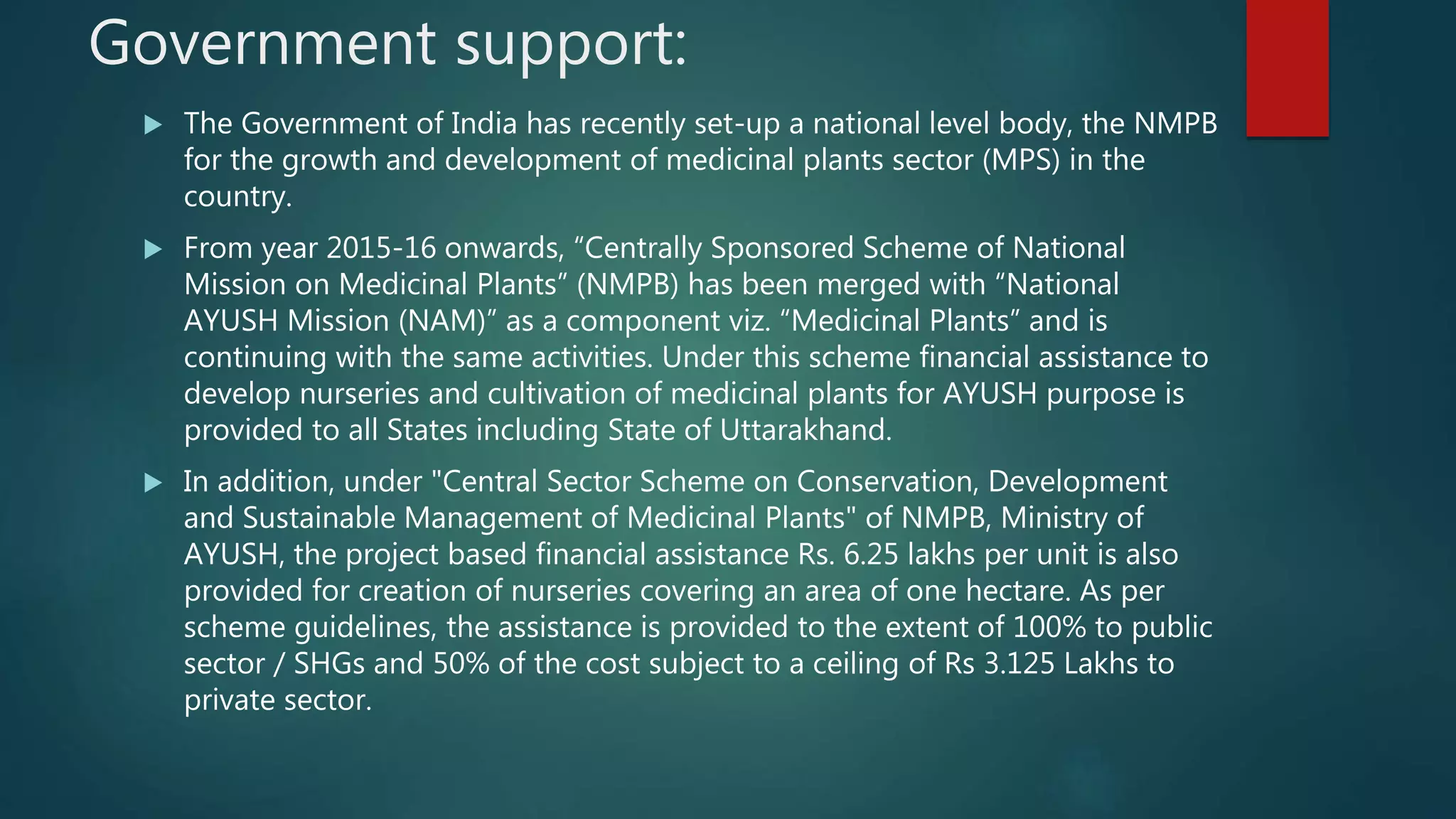 Cultivation of medicinal plants | PPTX