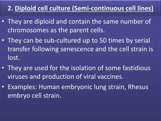 Cultivation of virus | PPTX