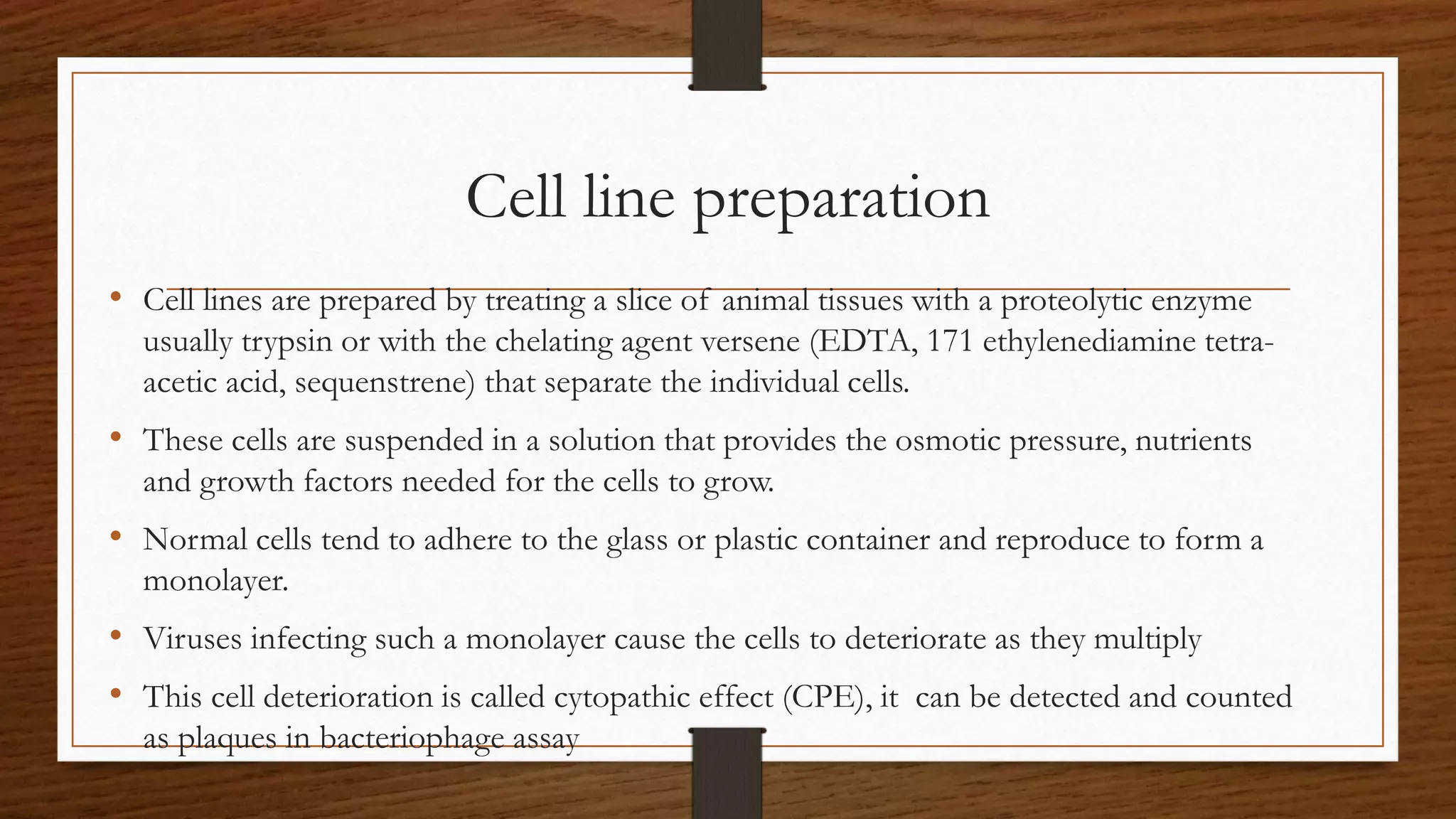 Cultivation of viruses | PPTX