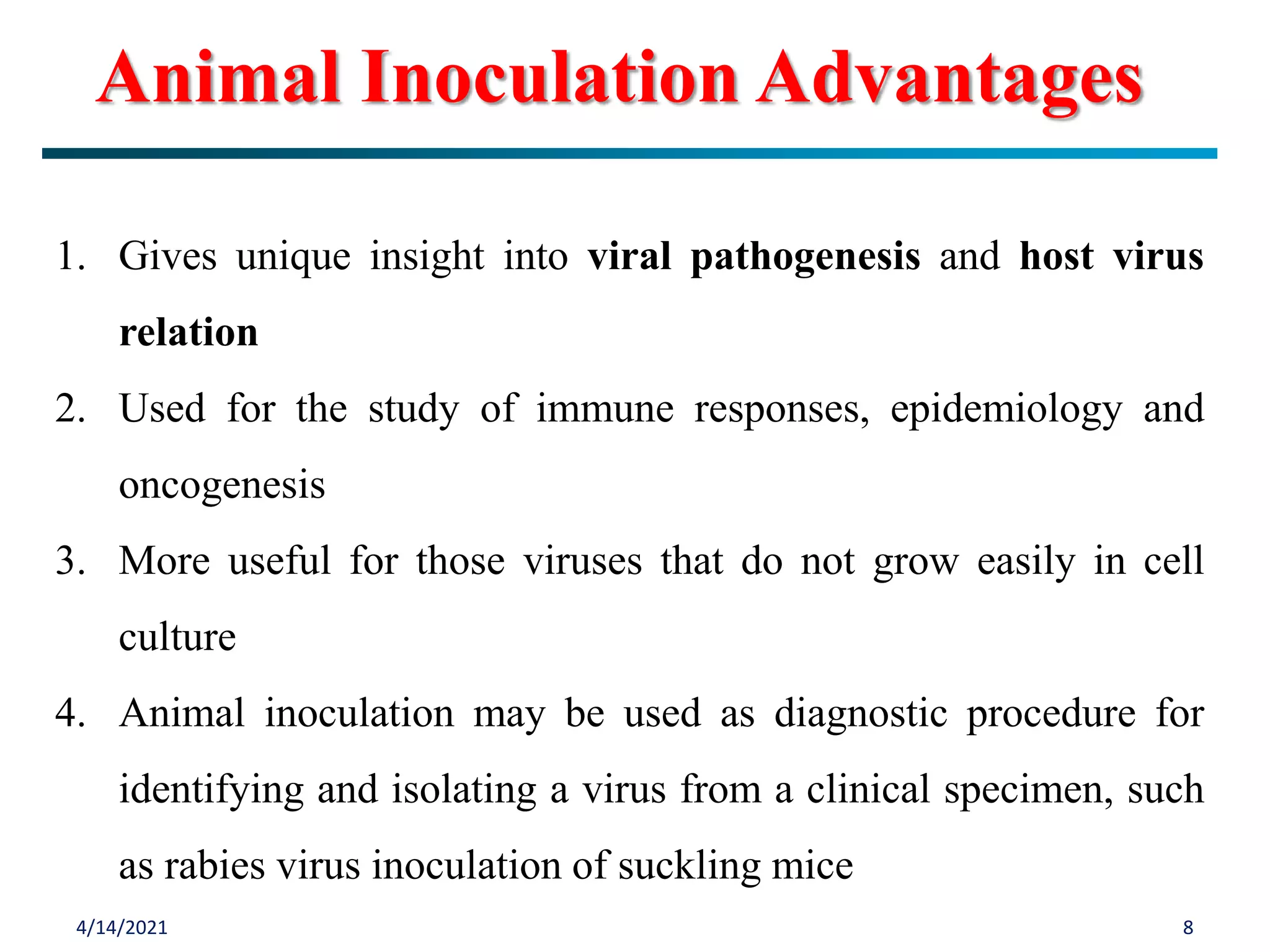 Cultivation of viruses | PPTX