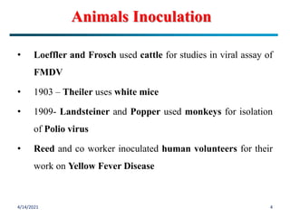 Cultivation of viruses | PPTX