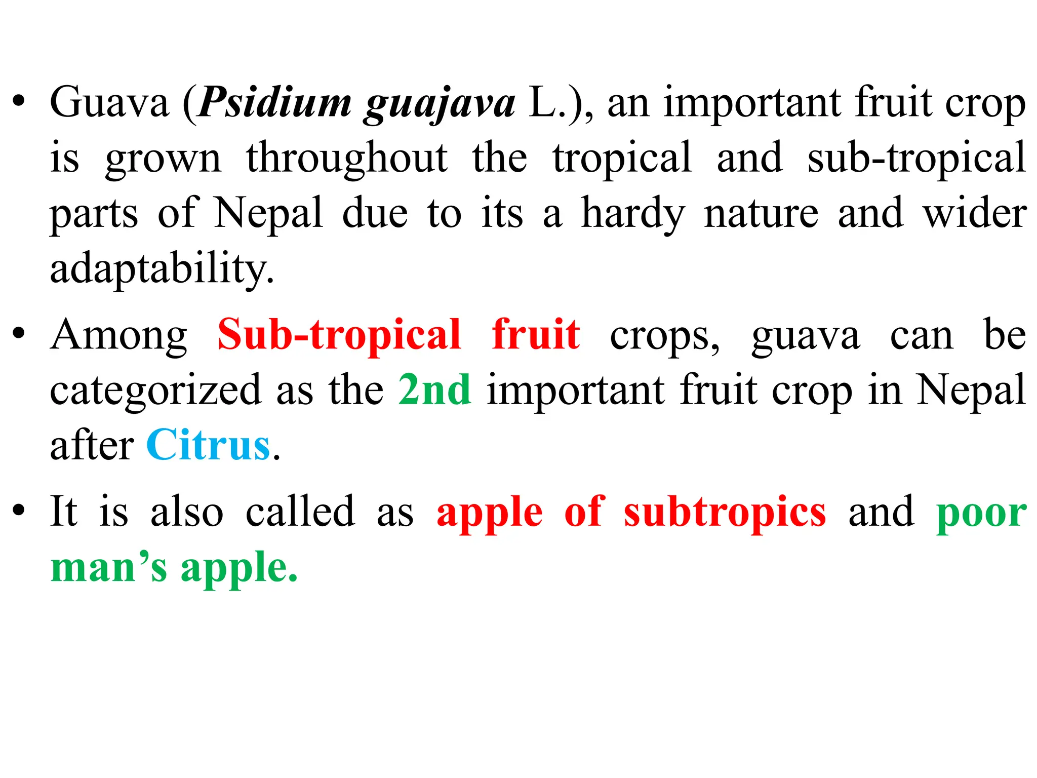 Cultivation practice of Guava in nepal.pptx