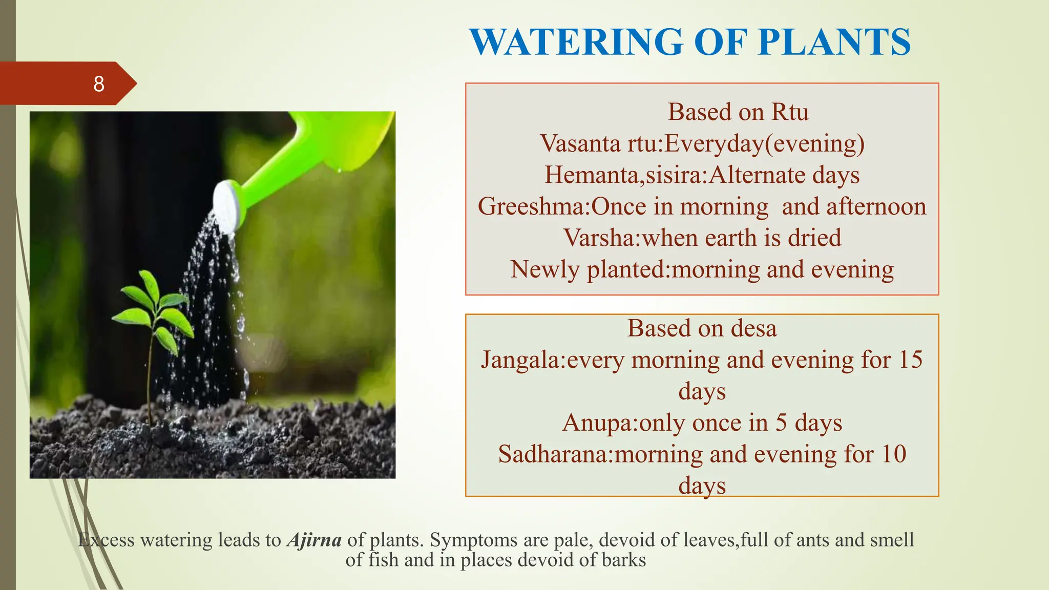 Cultivation practices in classics of Vrikshayurveda | PPTX