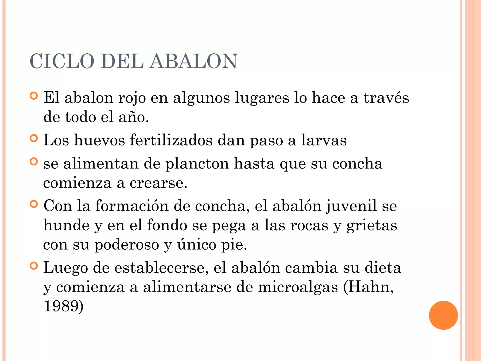 Cultivo de abalon en chile por octaavio aravena y daniela jeldres | PPT