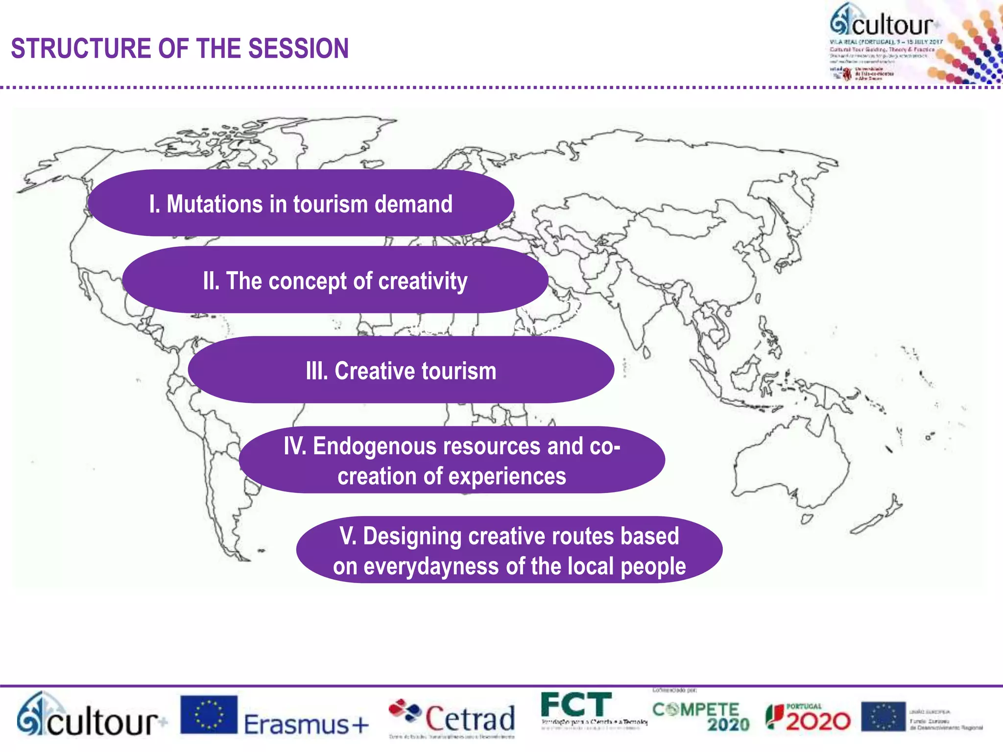 Creative tourism and guiding. How guides can integrate creative tourism ...