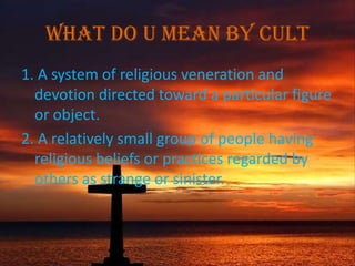 Religious Cults | PPTX