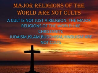 Religious Cults