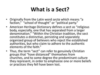 Cults 101 | PPTX | Christianity | Religion & Spirituality