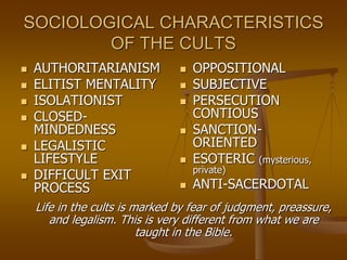 Cults 101default | PPTX