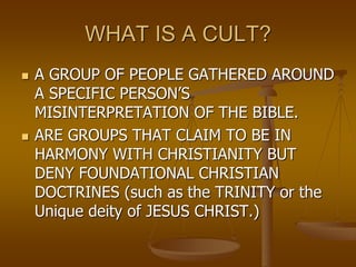 Cults 101default | PPTX