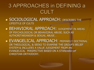 Cults 101default | PPT