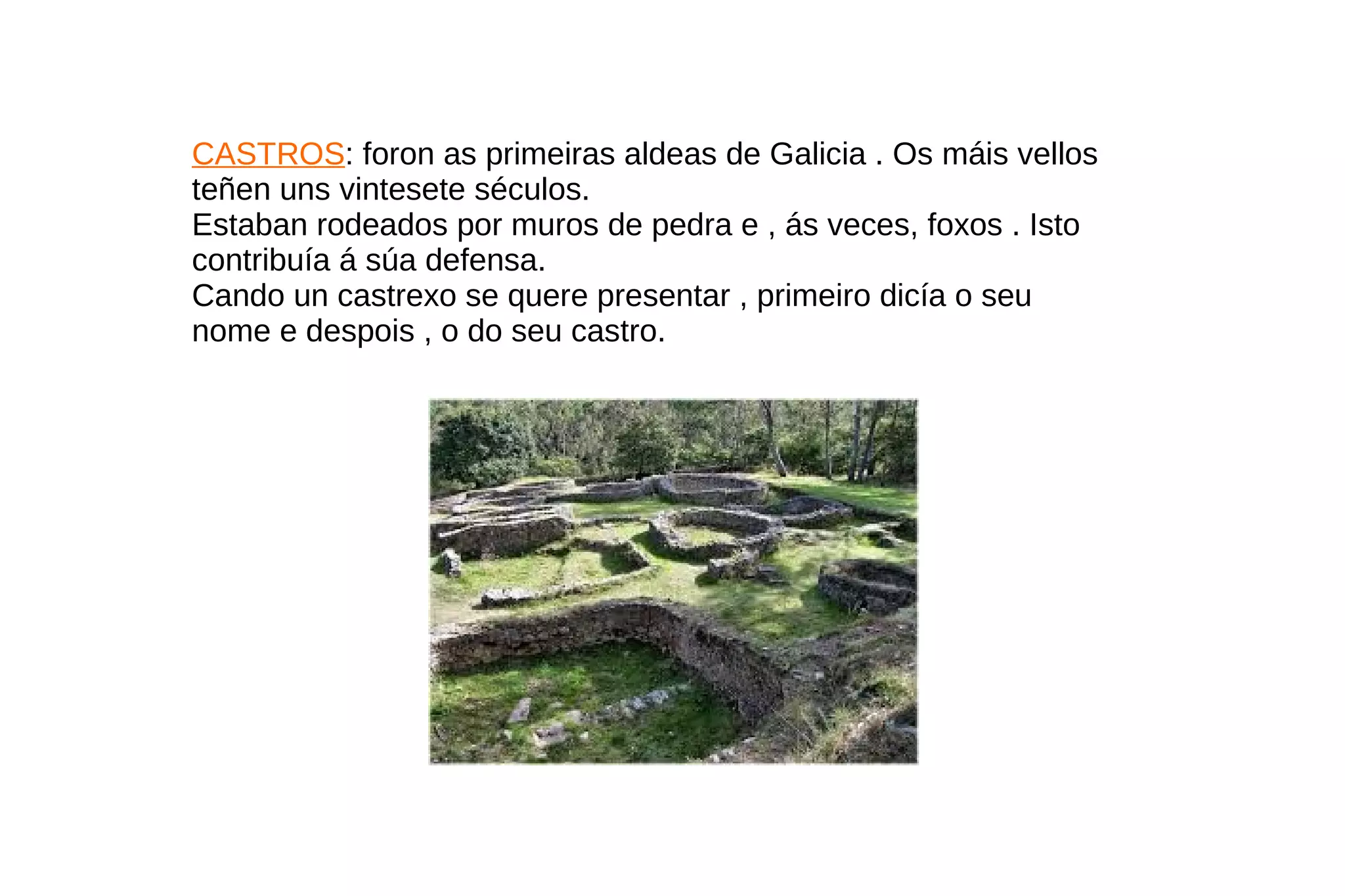 Cultura castrexa | ODP