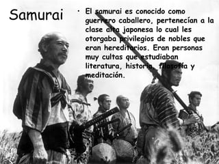 Cultura Samurai | PPT