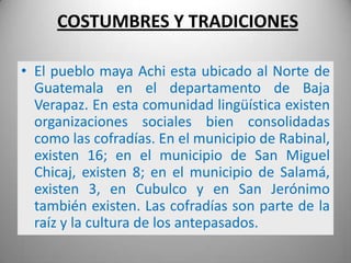 Cultura achì diapositivas mary 31 05-11 | PPTX