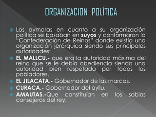 Cultura aymara | PPTX