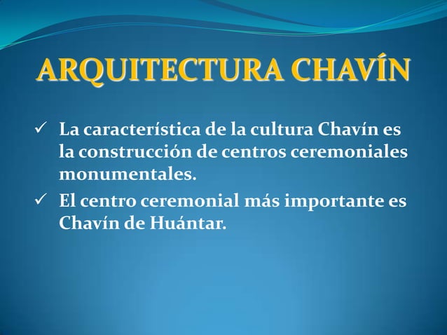 Cultura Chavin | PPSX