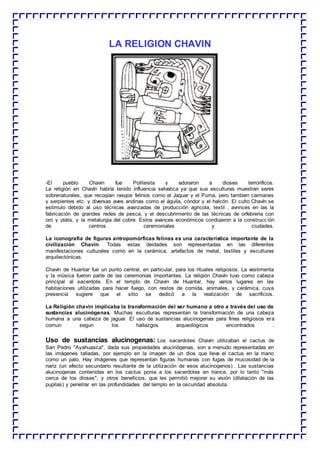 Cultura chavin | DOCX