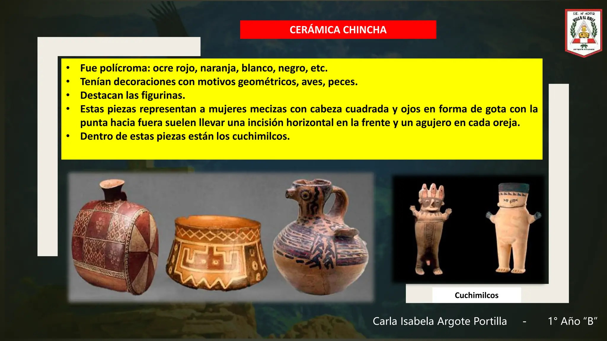 LA CULTURA CHINCHA.pptx, PRINCIPALES MANIFESTACIONES DE LA CULTURA ...