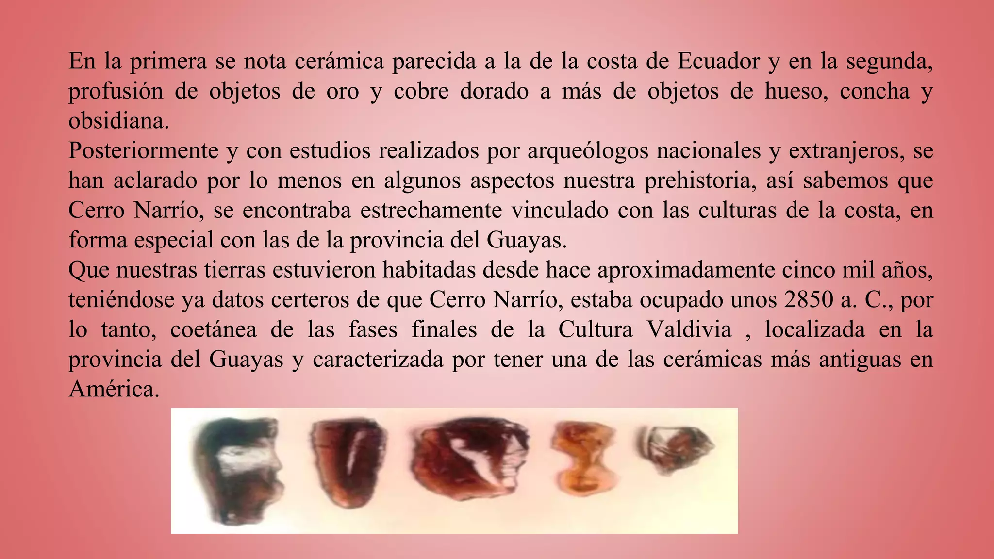 Cultura de Cerro Narrío | PPTX