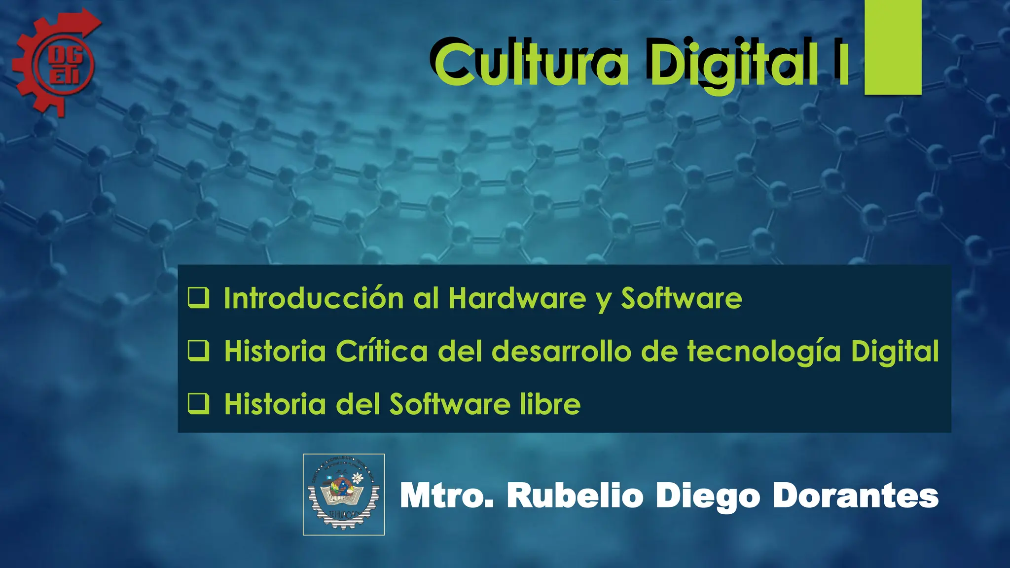 Cultura Digital I conceptos y elementos que componene la computadoras ...
