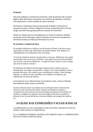 Cultura dos povos - Resumo | DOCX