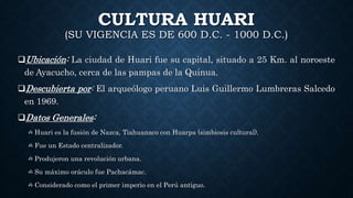 Cultura huari | PPTX