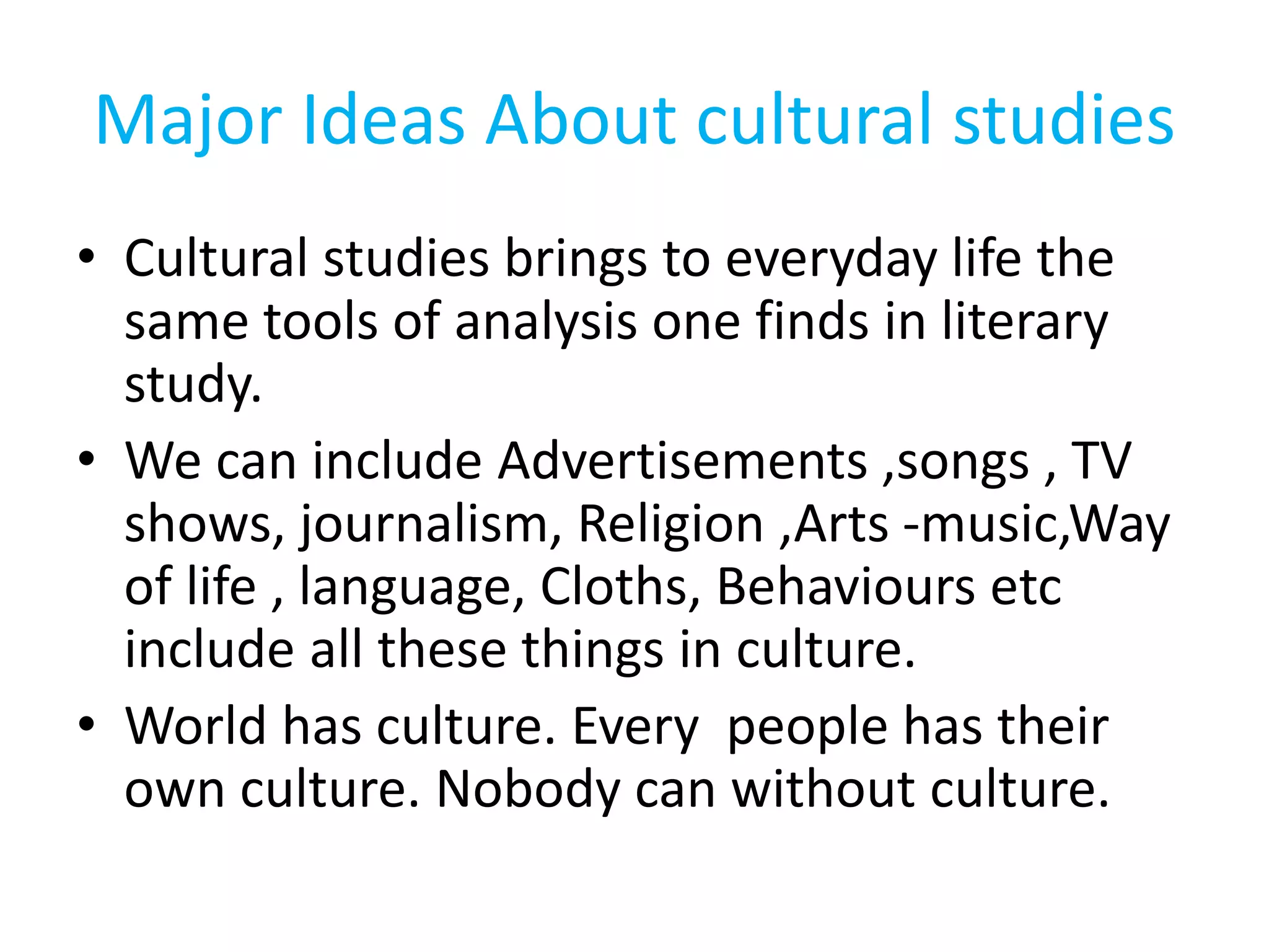 Cultural | PPTX