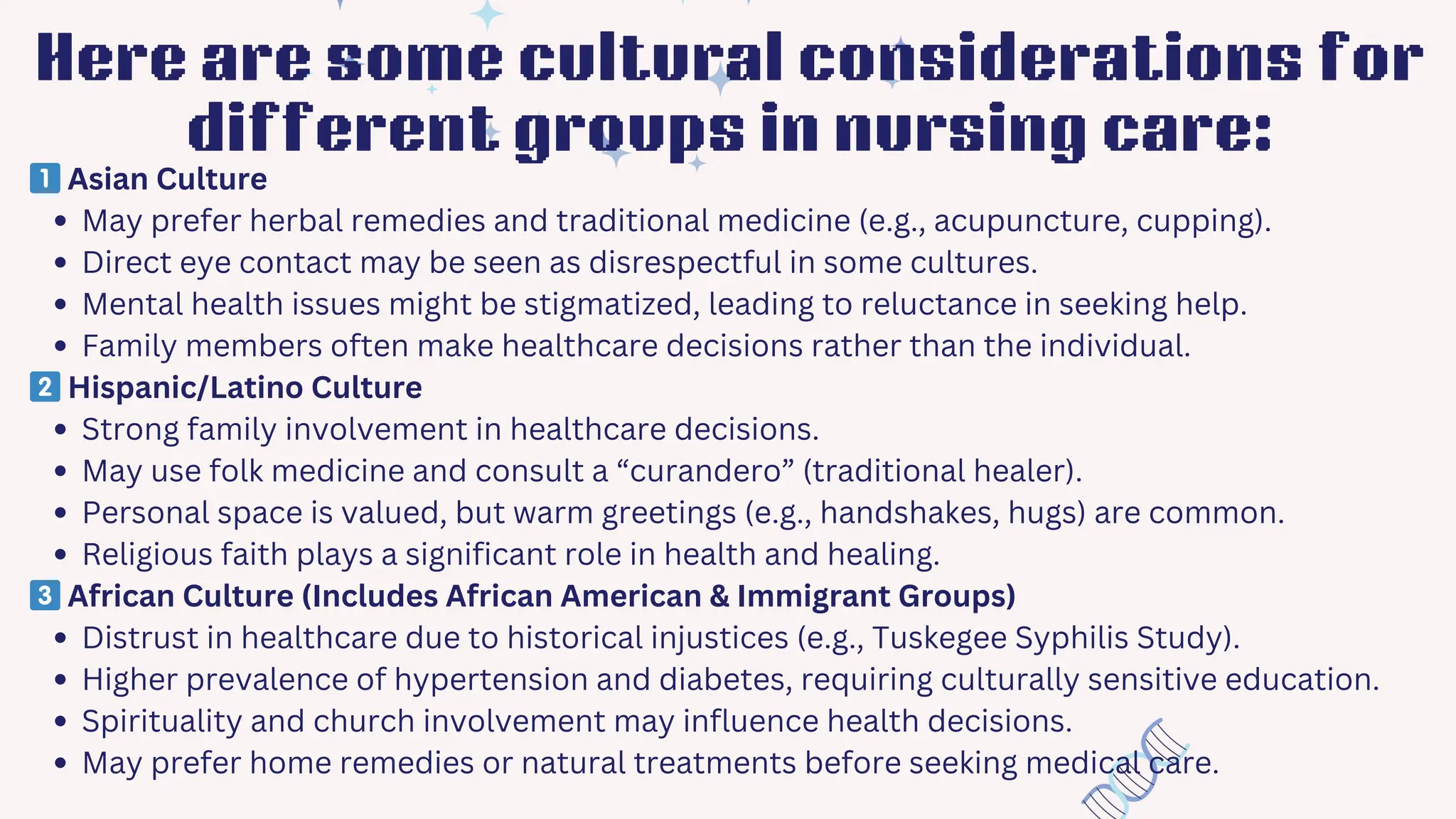Cultural Assessment in Nursing Presentation | PDF