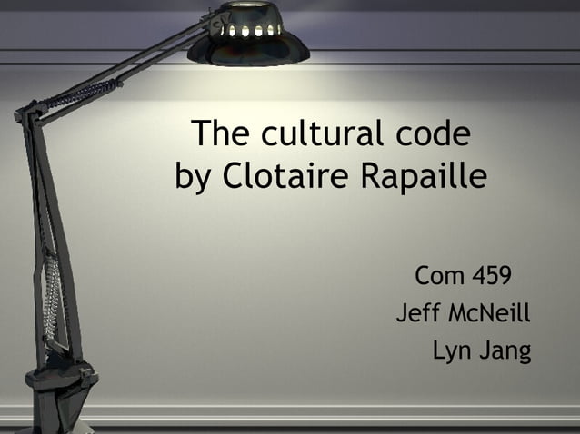 Cultural Code | PPT