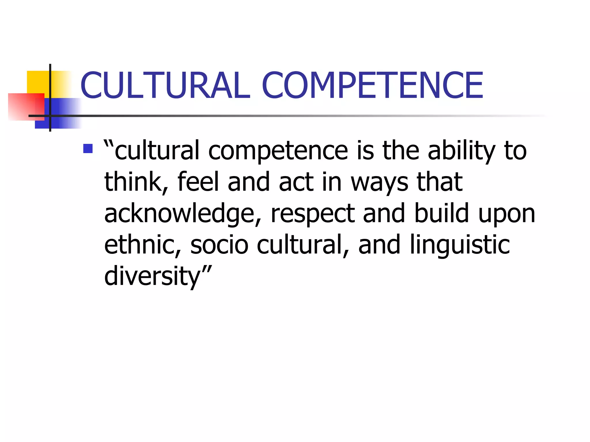 Cultural Competence | PPT