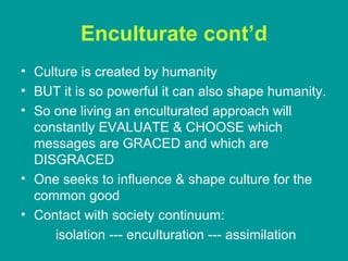 Cultural Gospel Vs Christian Gospel | PPT